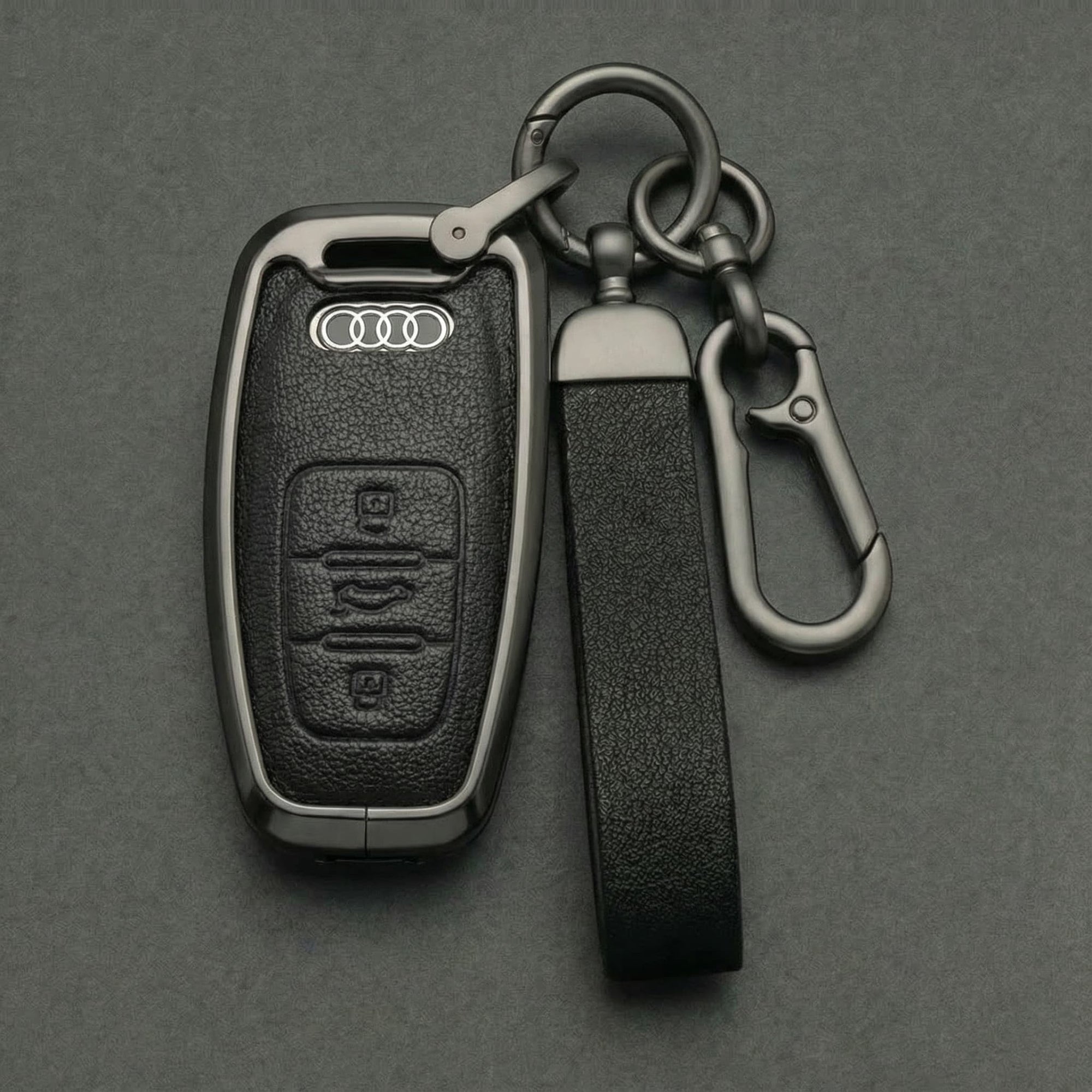 Audi Key Cover Alloy – A-Type | Metal Shell