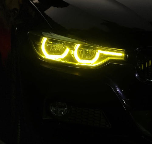 BMW F30 3 Series YELLOW DRL KIT | CSL Yellow DRL Upgrade